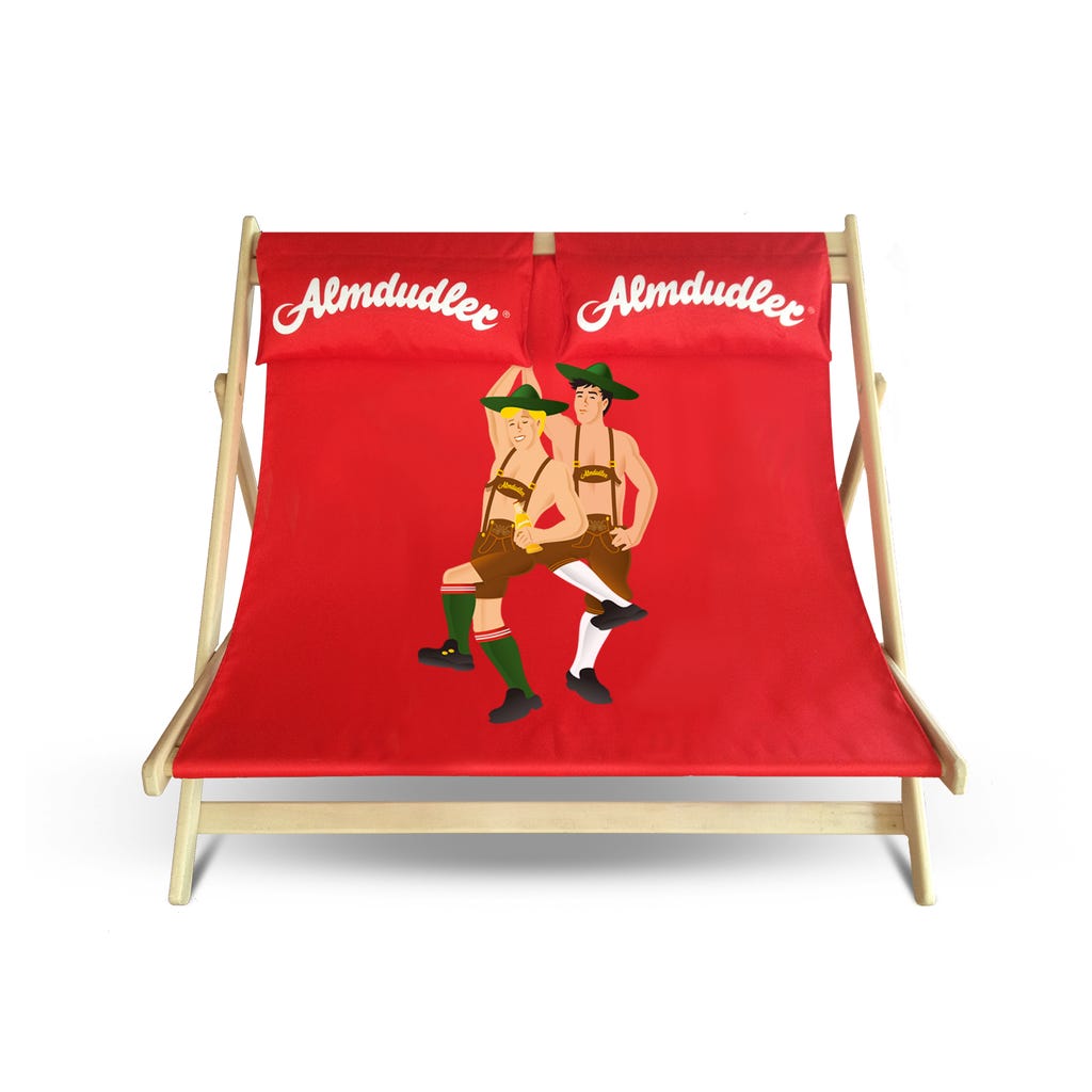 Almdudler Pride Deck Chair for Two - Almdudler Online Shop